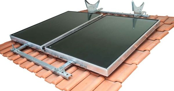 Helios Solar Βάση κεραμοσκεπής χωρίς κεφαλάρια για μονό συλλέκτη