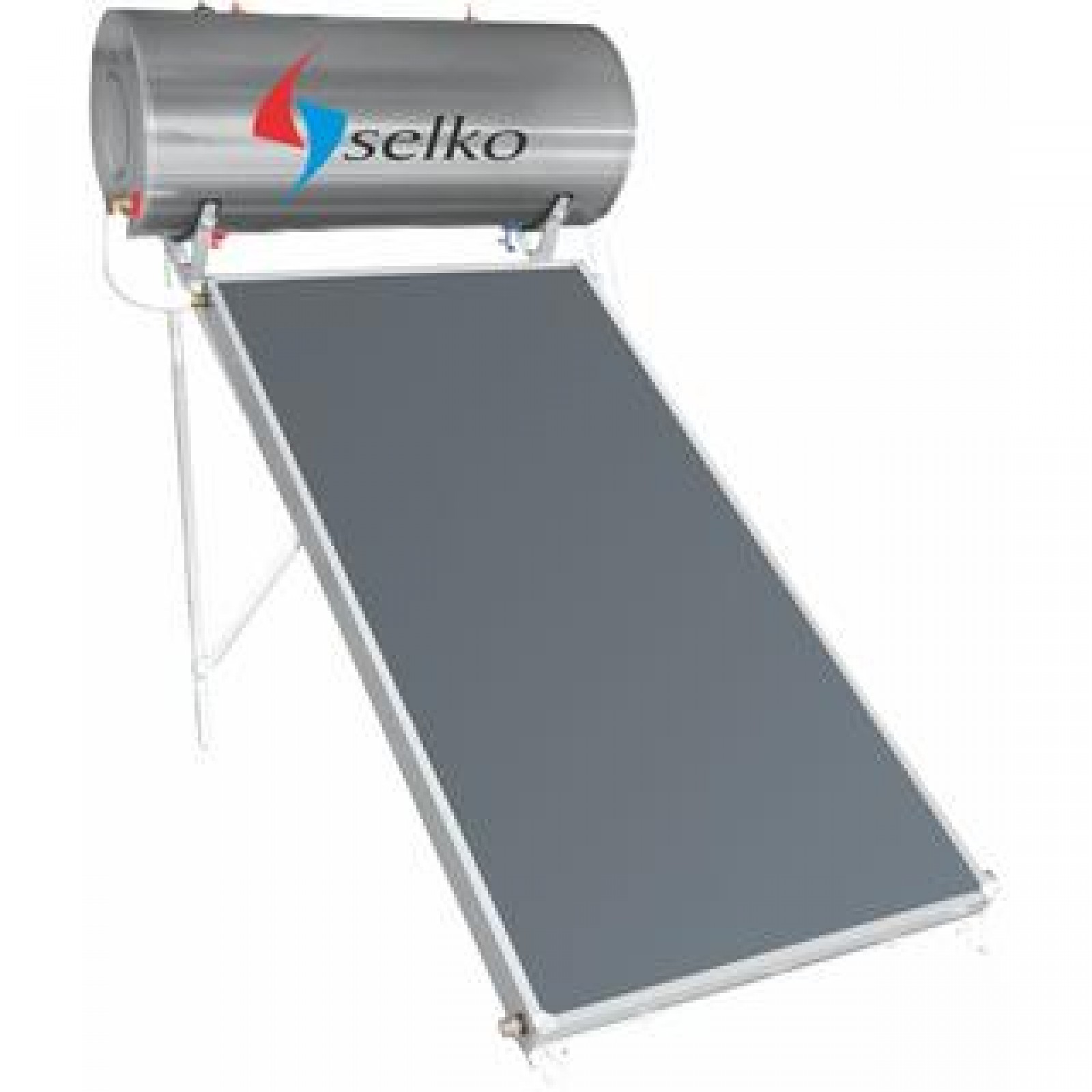 Ηλιακό SELKO 150lt/2τμ ταράτσας τριπλής ενέργειας