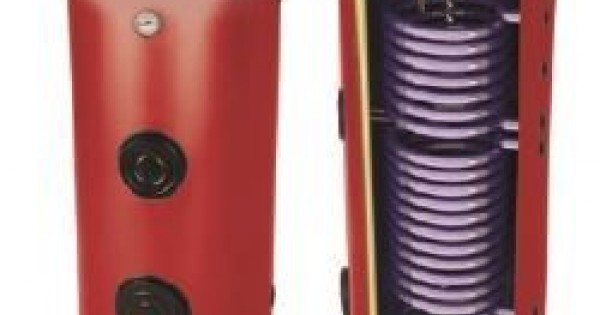 Boiler Λεβητοστασίου 200lt με δύο σερπαντίνες και με δερμάτινη επένδυση